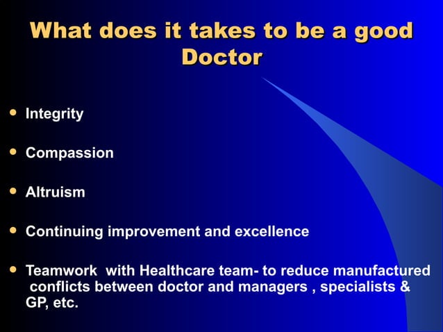Importance of leadership in medical practice | PPT | Healthcare ...