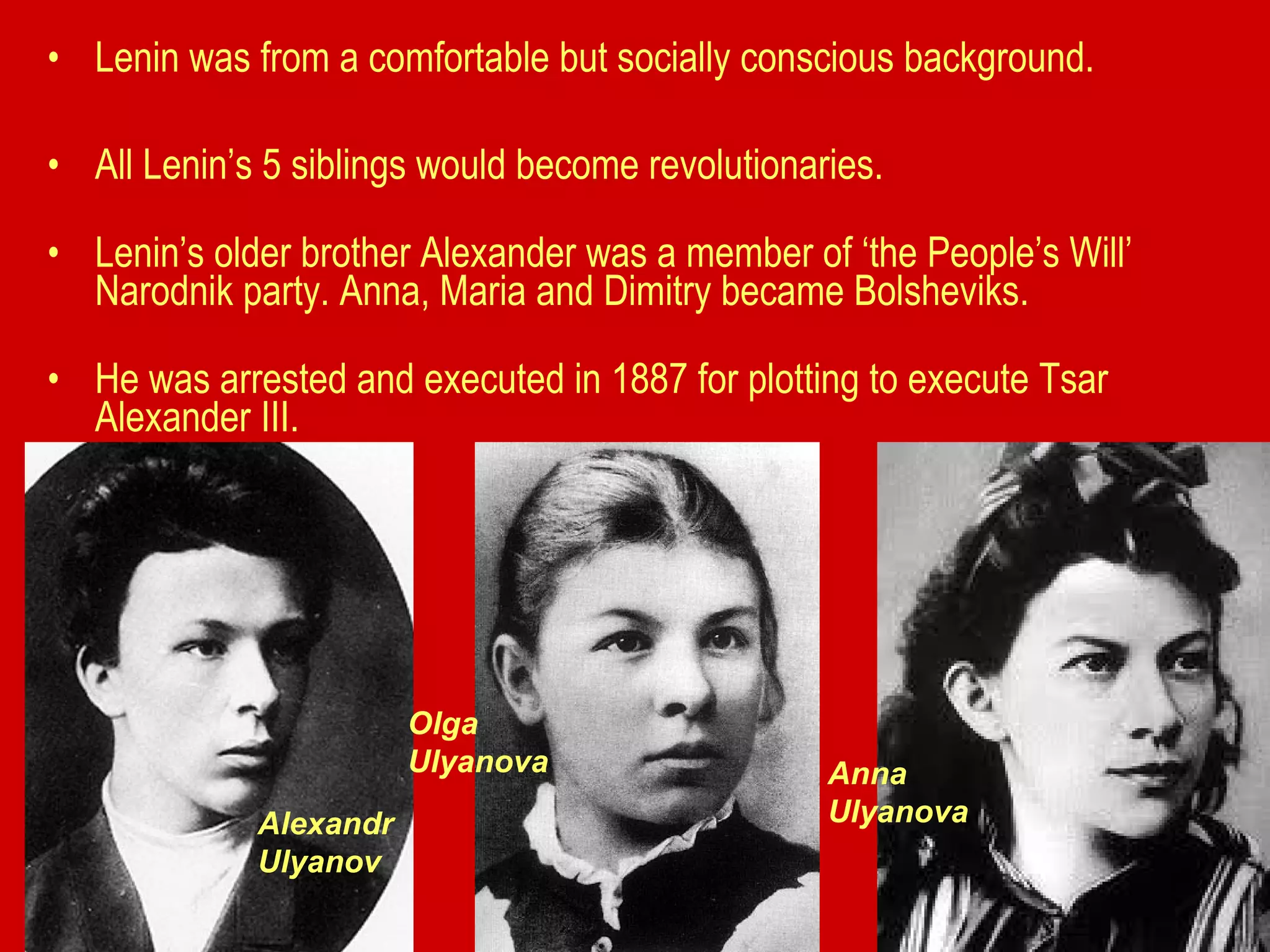 Importance of lenin to 1917 | PPT