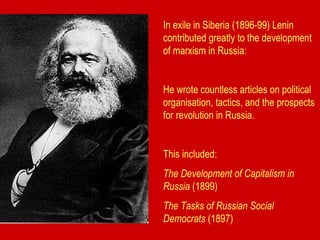 Importance of lenin to 1917 | PPT