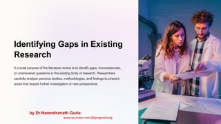 research Methodology| IMPORTANCE OF LITERATURE REVIEW.pptx