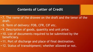 Letter of Credit | PPTX