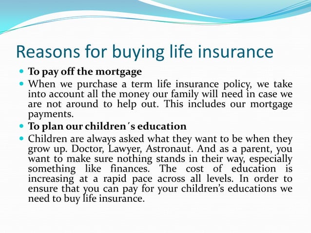 Importance of life insurance | PPTX | Life Insurance | Insurance