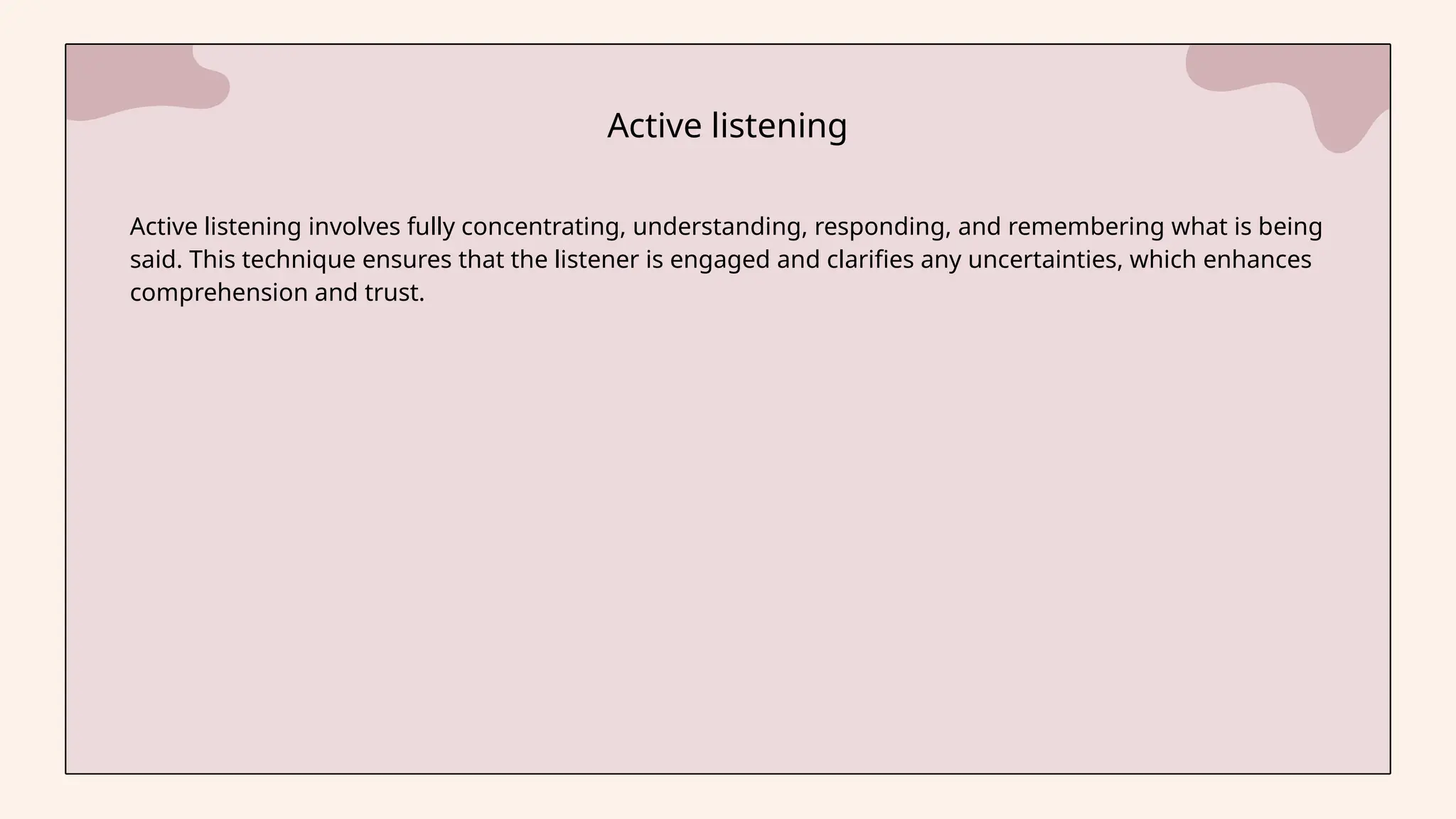 Importance of Listening.pptx professional communication | PPT