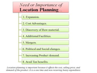 Importance of location planning | PPTX