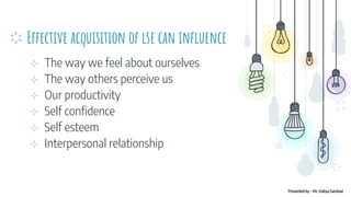 Understanding Life Skills Education (LSE) and Adolescents with ...