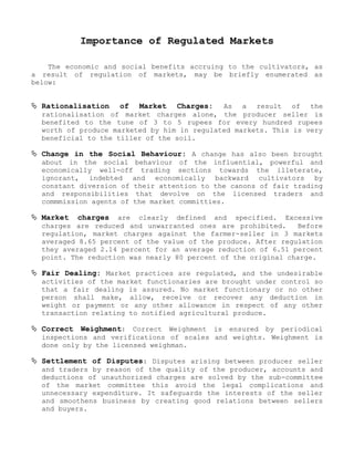 Importance Of Marketing And Peculiarities Of Agricultural Produce | PDF