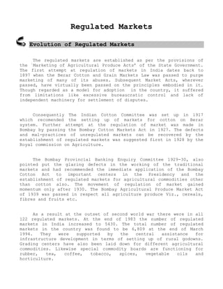 Importance Of Marketing And Peculiarities Of Agricultural Produce | DOC