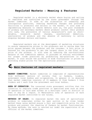 Importance Of Marketing And Peculiarities Of Agricultural Produce | PDF