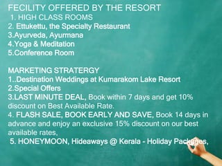 Importance of marketing and promotion in resort business | PPTX