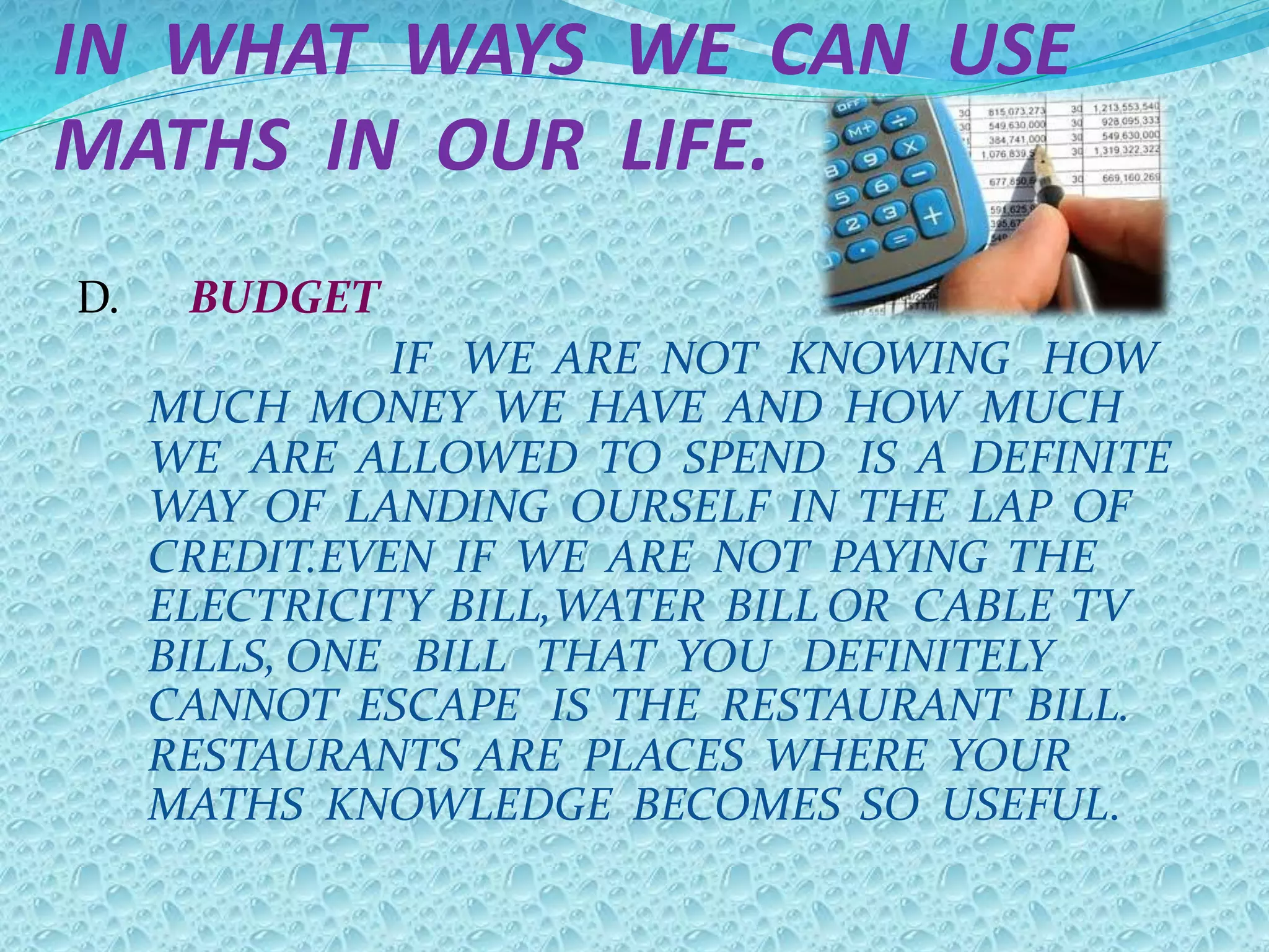 Importance of mathematics | PPT Importance of mathematics | PPT