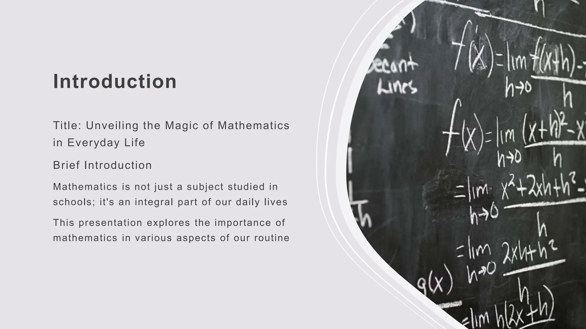 Importance Of Mathematics in our daily life | PPTX