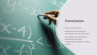 Importance Of Mathematics in our daily life | PPTX