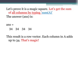 Importance of matlab | PPTX