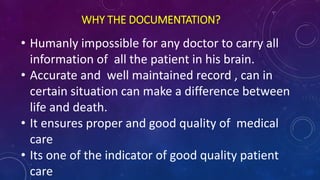 IMPORTANCE OF MEDICAL DOCUMENTATION.pptx