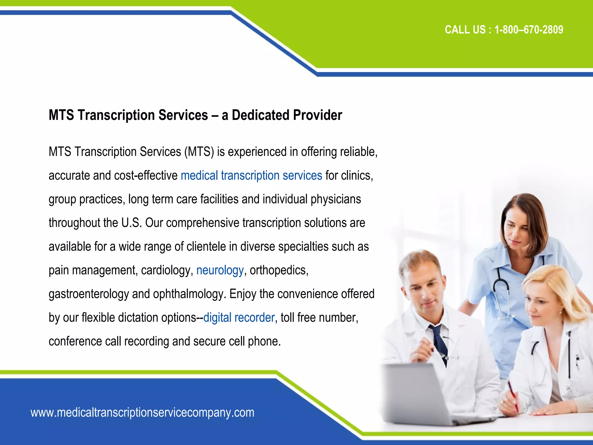 Importance of medical transcription outsourcing | PPS