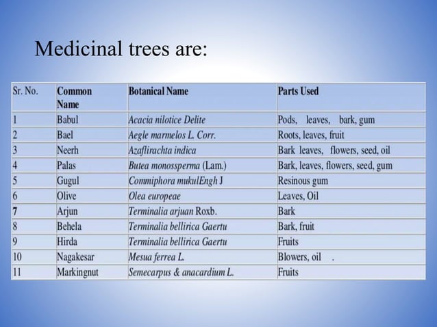 Importance of Medicinal Plants, Trees, and Shrubs.pptx