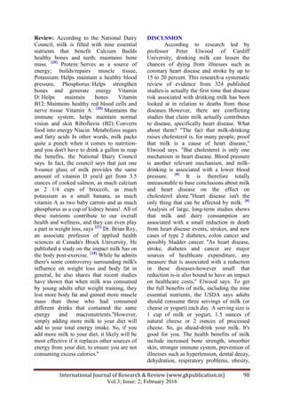 Importance of milk | PDF