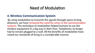 Importance of Modulation, Principles of Amplitude Modulation (AM).ppt