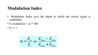 Importance of Modulation, Principles of Amplitude Modulation (AM).ppt