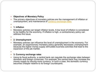 IMPORTANCE OF MONETARY POLICY by bhawna bhardwaj.pptx