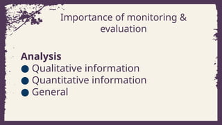 Importance of monitoring and evaluation of welfare projects.pptx