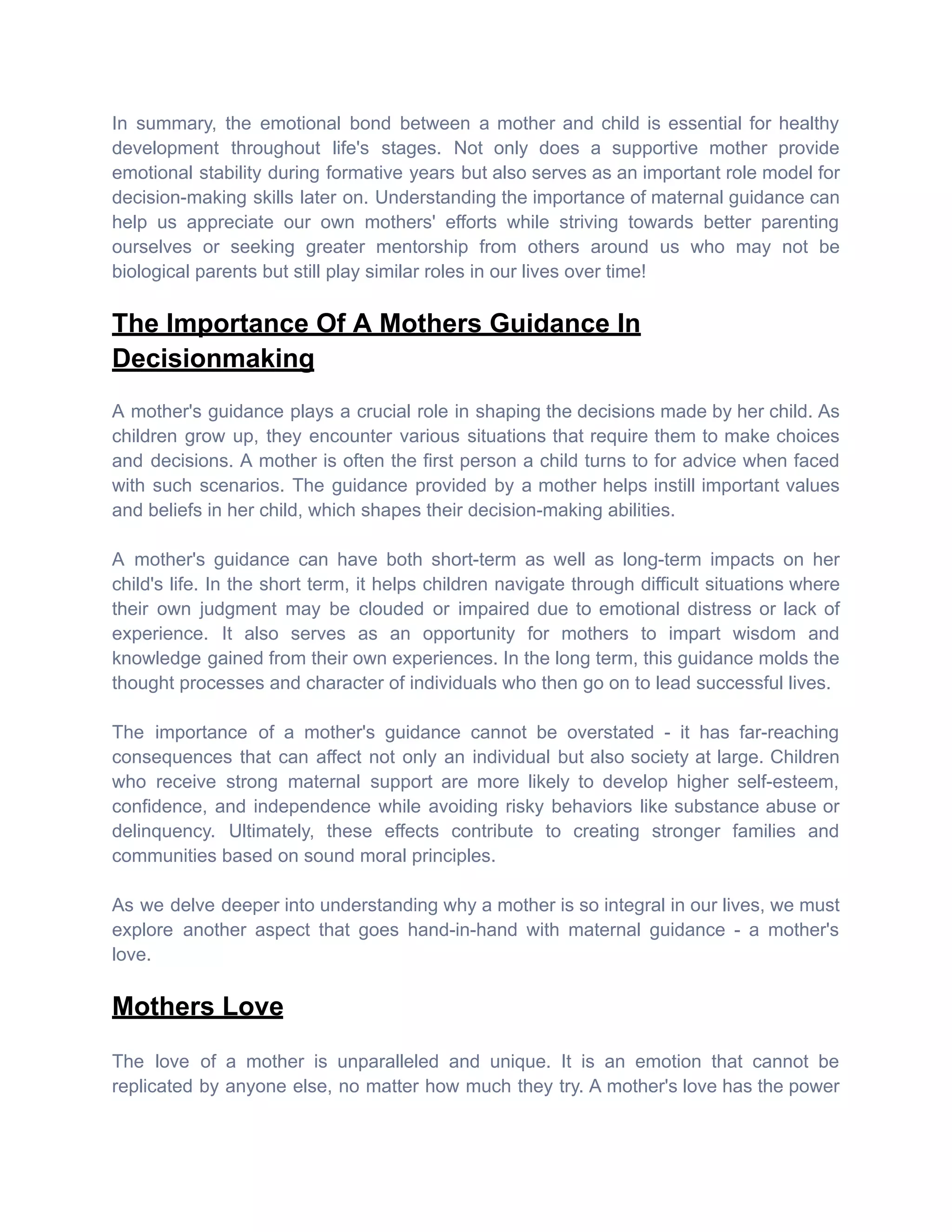 Importance of Mother in One's Life.pdf