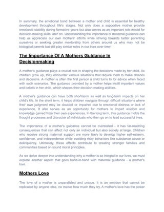 Importance of Mother in One's Life.pdf