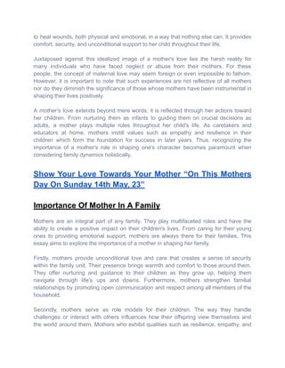 Importance of Mother in One's Life.pdf
