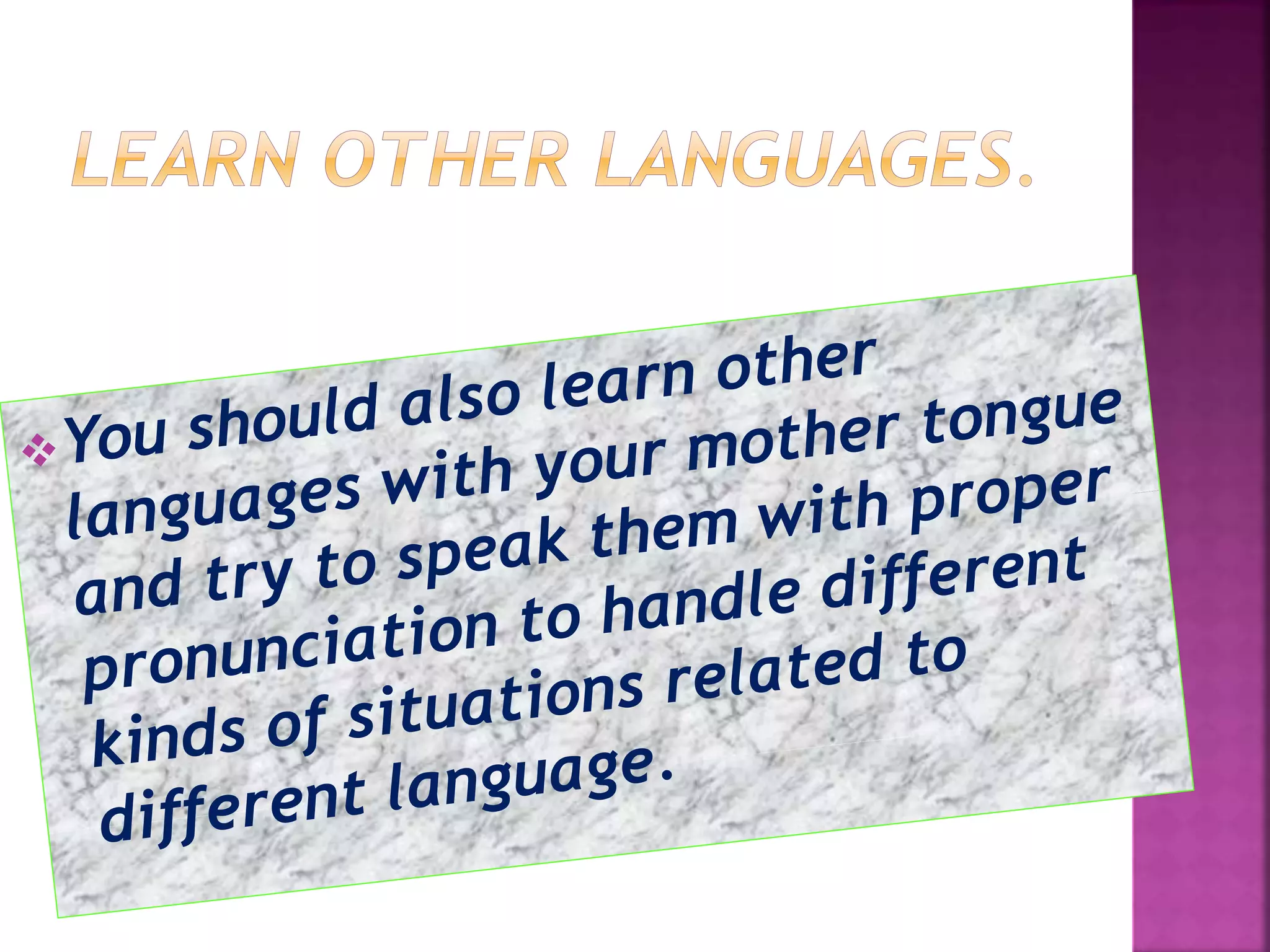 Importance of mother tongue in pronunciation ! | PPTX