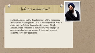 Importance of Motivation in one Life | PPTX