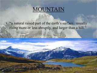 Importance of mountains.. | PPTX