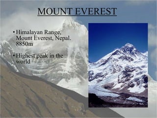 Importance of mountains.. | PPTX