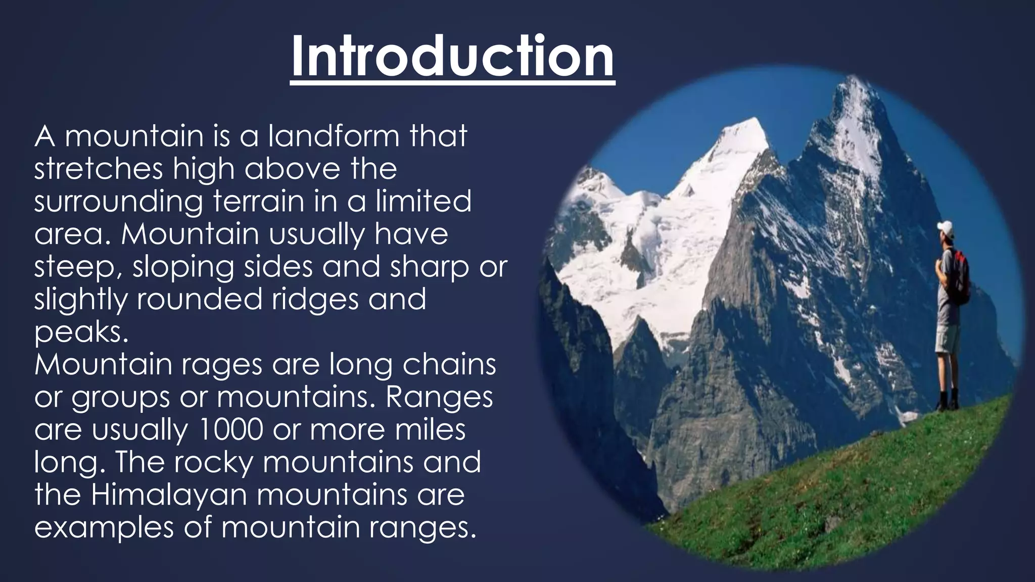 Importance of mountains | PPT