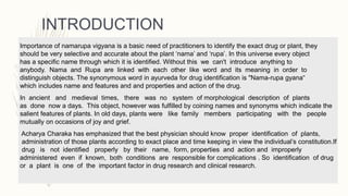 Importance of naamrupa vigyan | PPTX