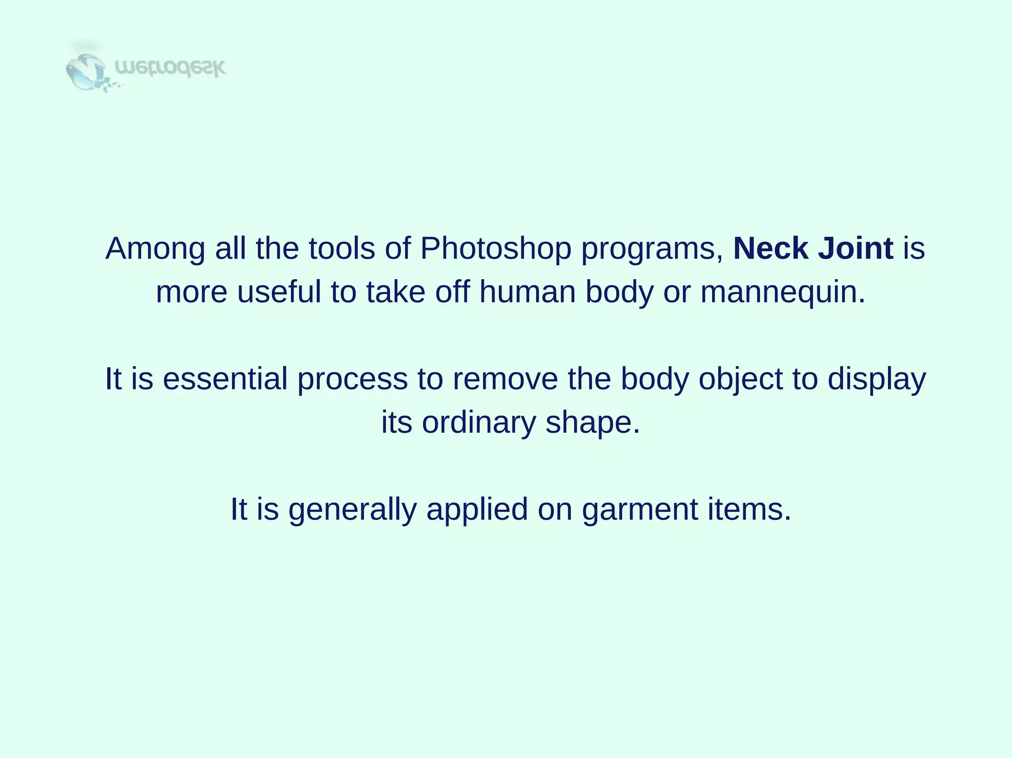 Importance of Neck Joint in Image Editing Industry | PPT