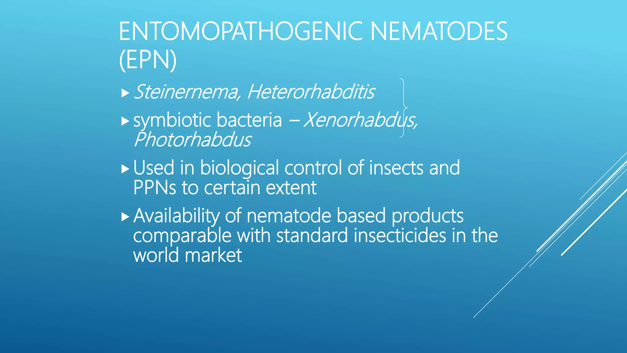 Importance of nematodes in horticultural crops and root knot nematode ...