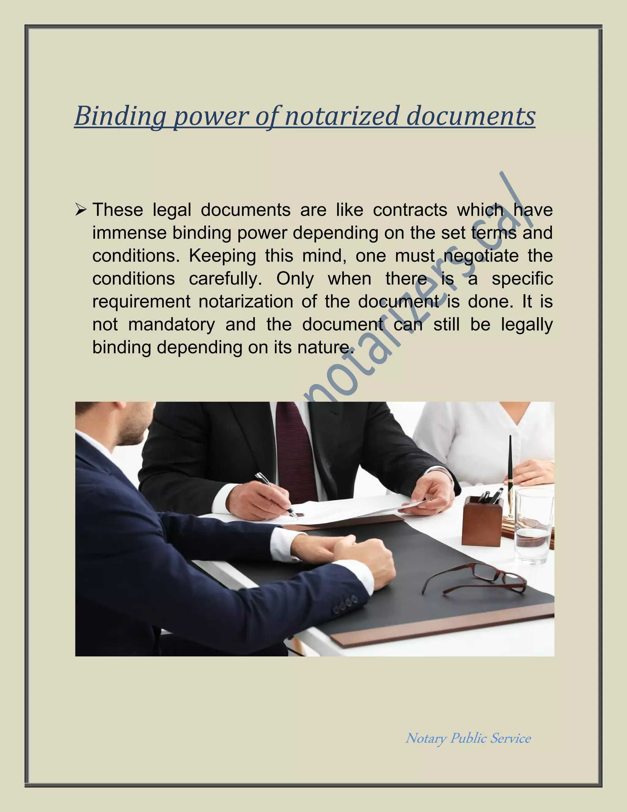 Importance of notary public services in toronto | PDF