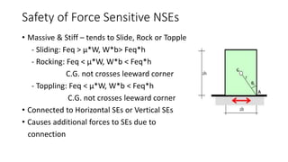 Importance of Non Structural Elements during Earthquake | PPTX