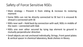 Importance of Non Structural Elements during Earthquake | PPTX