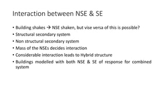 Importance of Non Structural Elements during Earthquake | PPTX