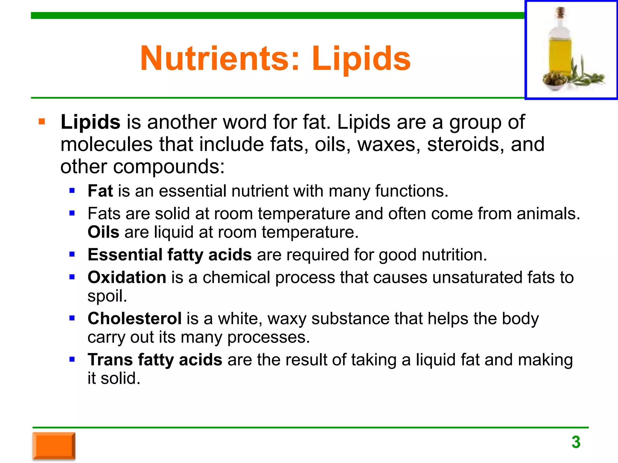 Importance of nutrition | PPTX