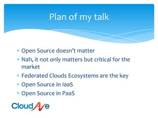 The Importance of open source in cloud computing | PPTX