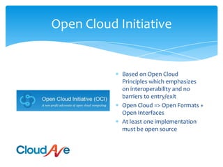 The Importance of open source in cloud computing | PPTX