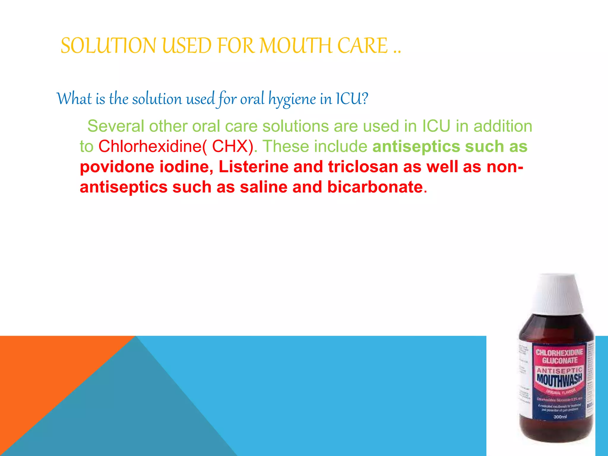 IMPORTANCE OF ORAL CARE IN ICU MURUGESH HJ.pptx