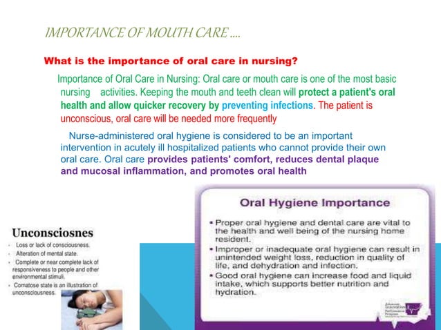 IMPORTANCE OF ORAL CARE IN ICU MURUGESH HJ.pptx
