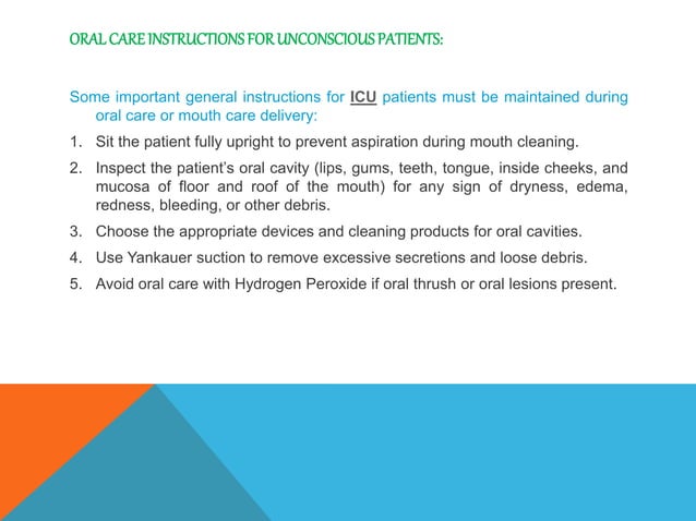 IMPORTANCE OF ORAL CARE IN ICU MURUGESH HJ.pptx