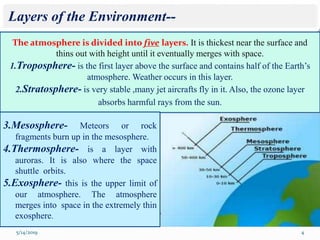 Importance of ozone layer for the environment | PPT
