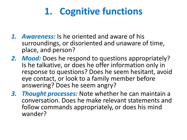 Importance of patient observation, method of observation, importance of ...