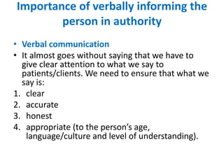 Importance of patient observation, method of observation, importance of ...