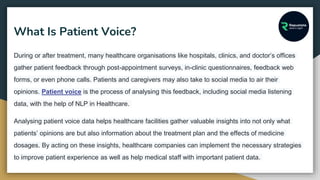 Importance of patient voice | PPTX